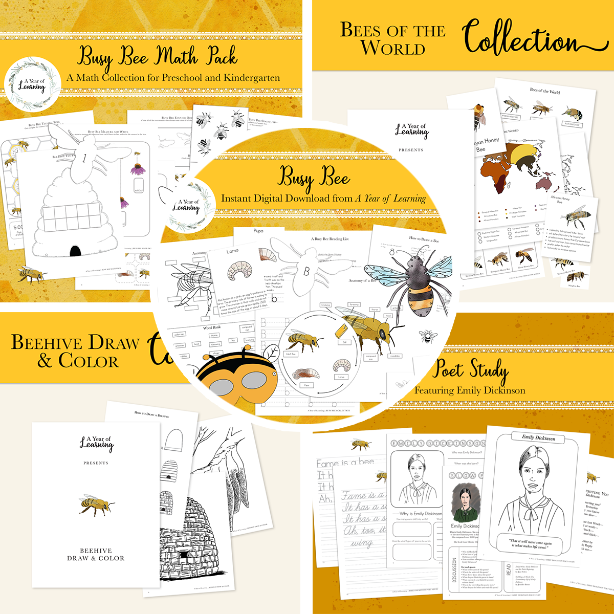Busy Bee Bundle – A Year of Learning