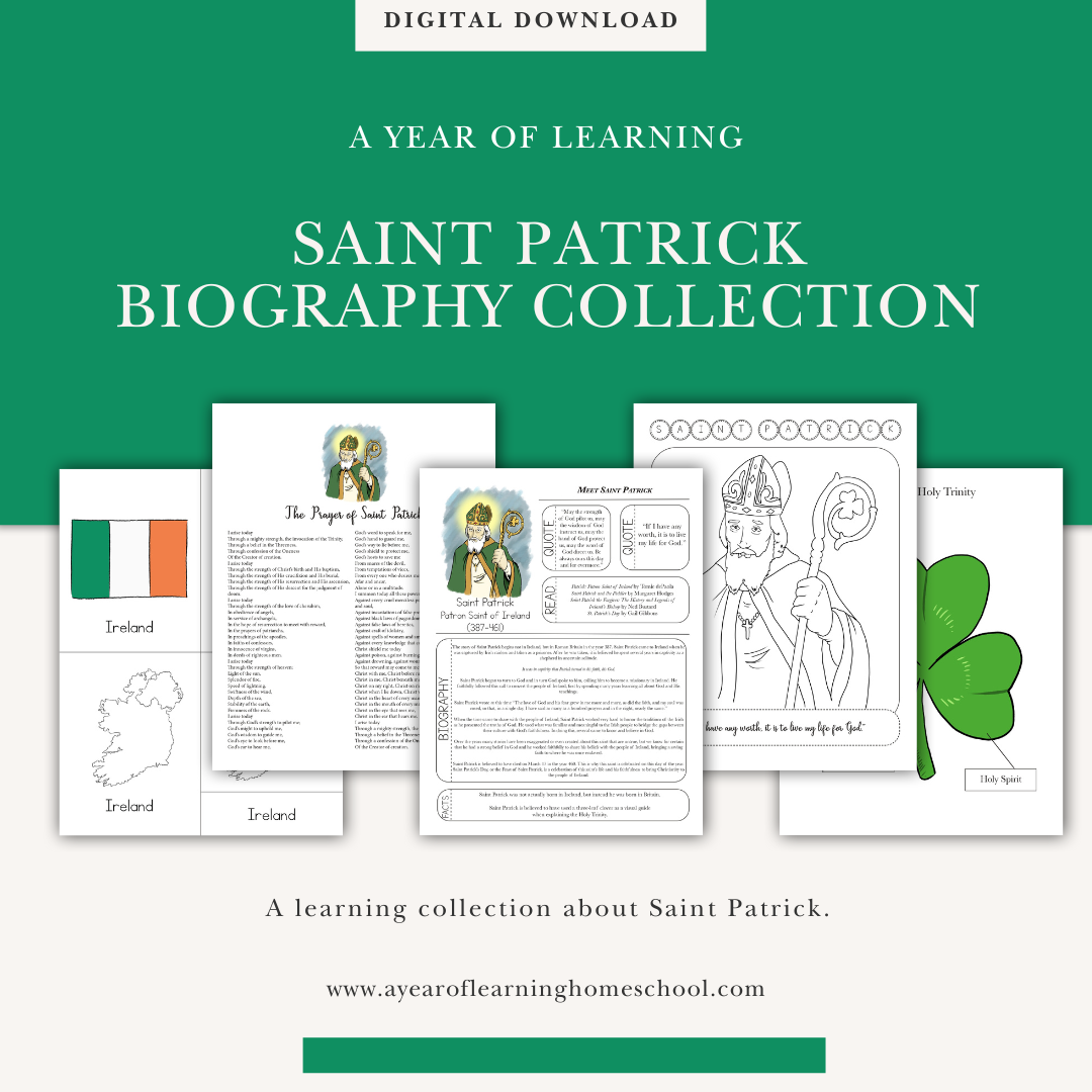 Saint Patrick Biography Collection – A Year of Learning