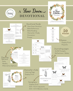 A Slow Down Devotional – A Year of Learning