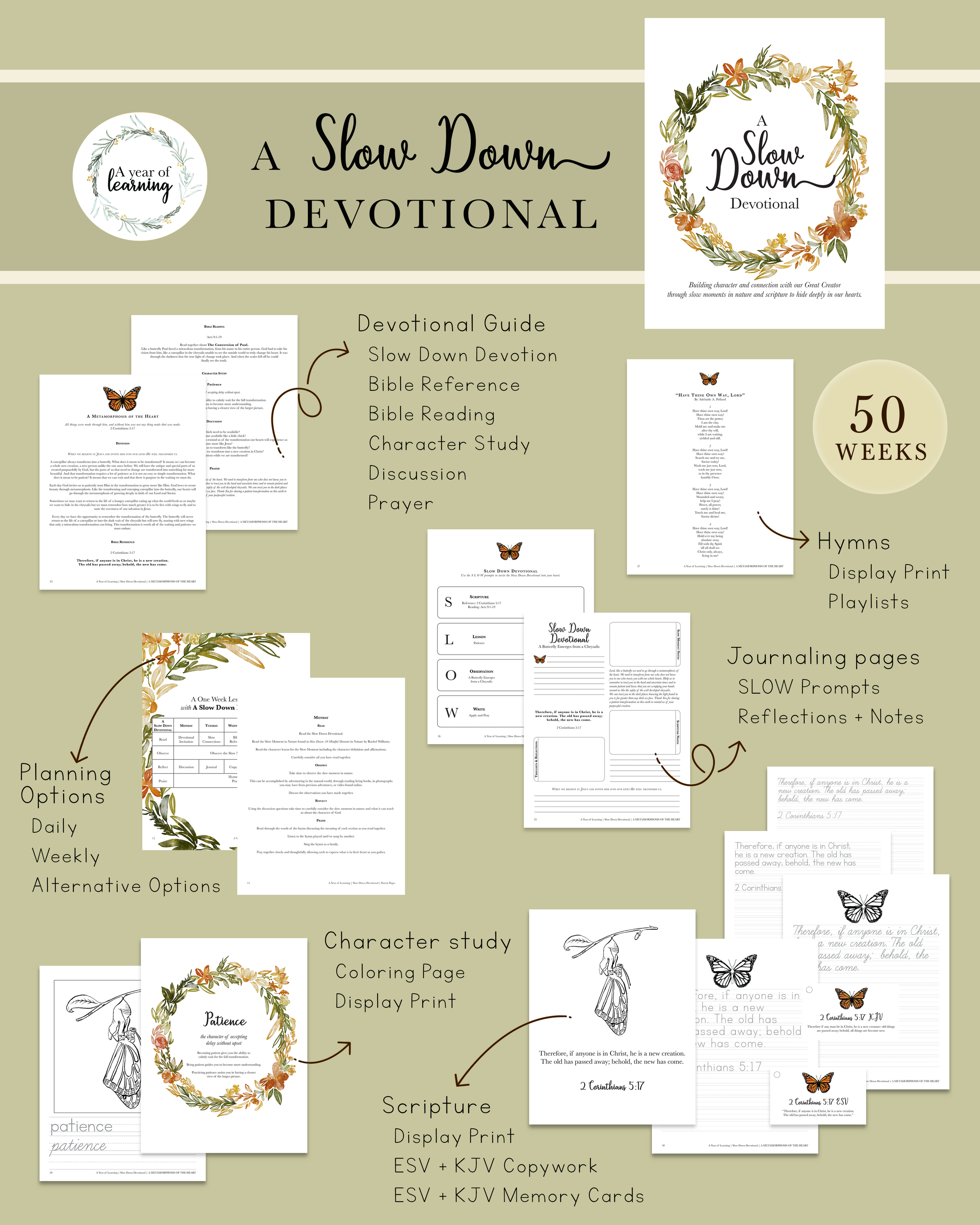 A Slow Down Devotional – A Year of Learning