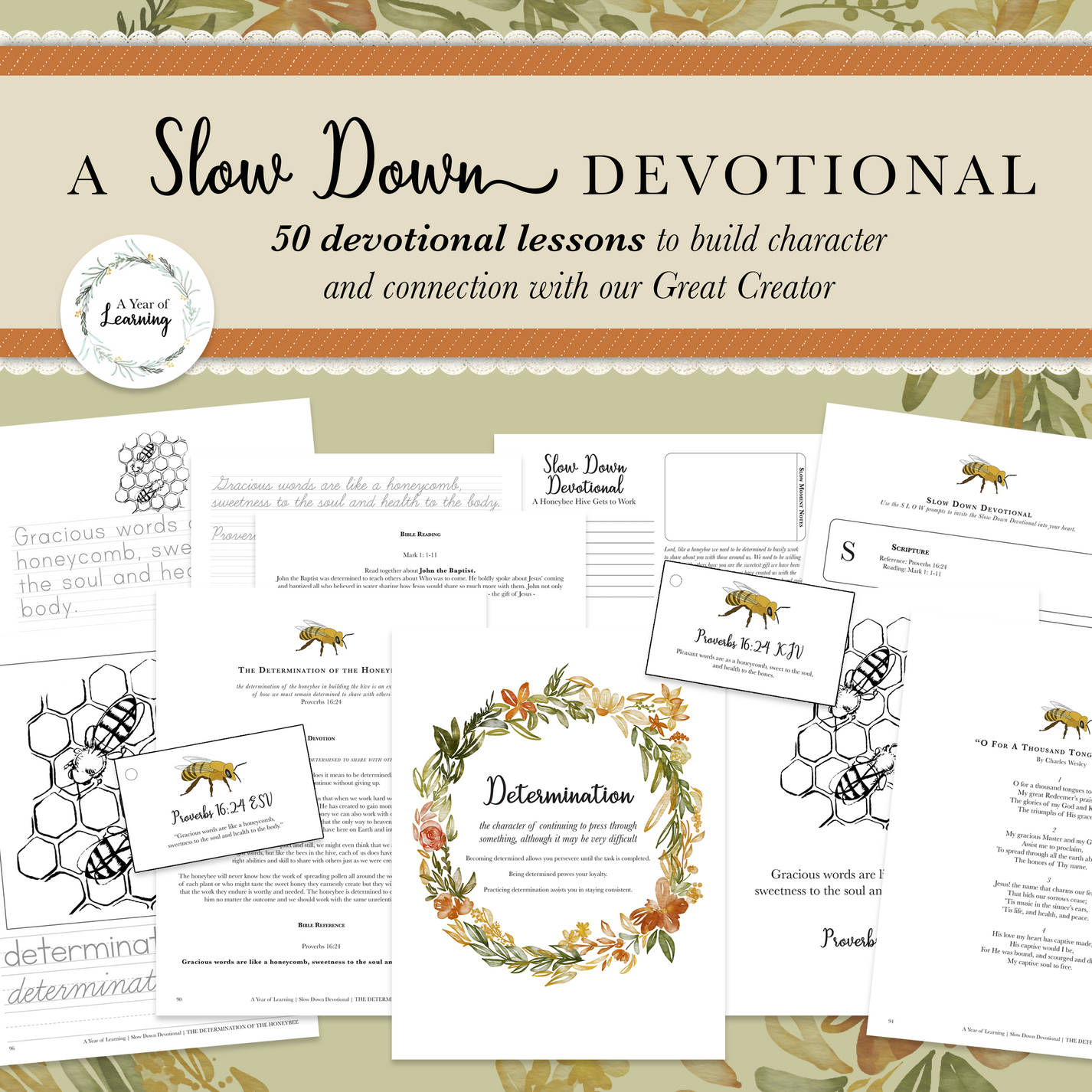 A Slow Down Devotional – A Year of Learning