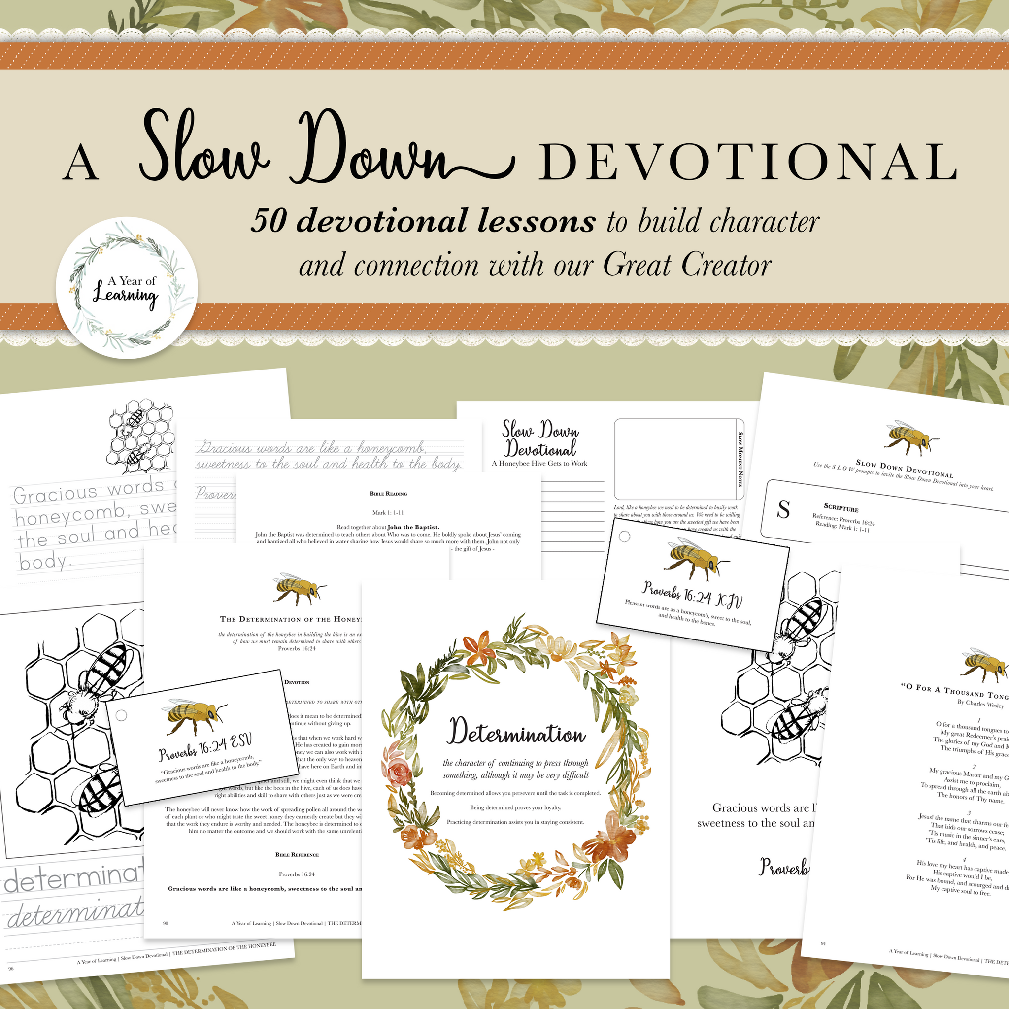 A Slow Down Devotional – A Year of Learning